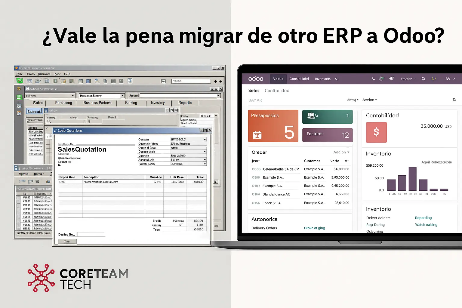 Migrar A Odoo Ventajas Frente A Sap Contpaqi Y Aspel